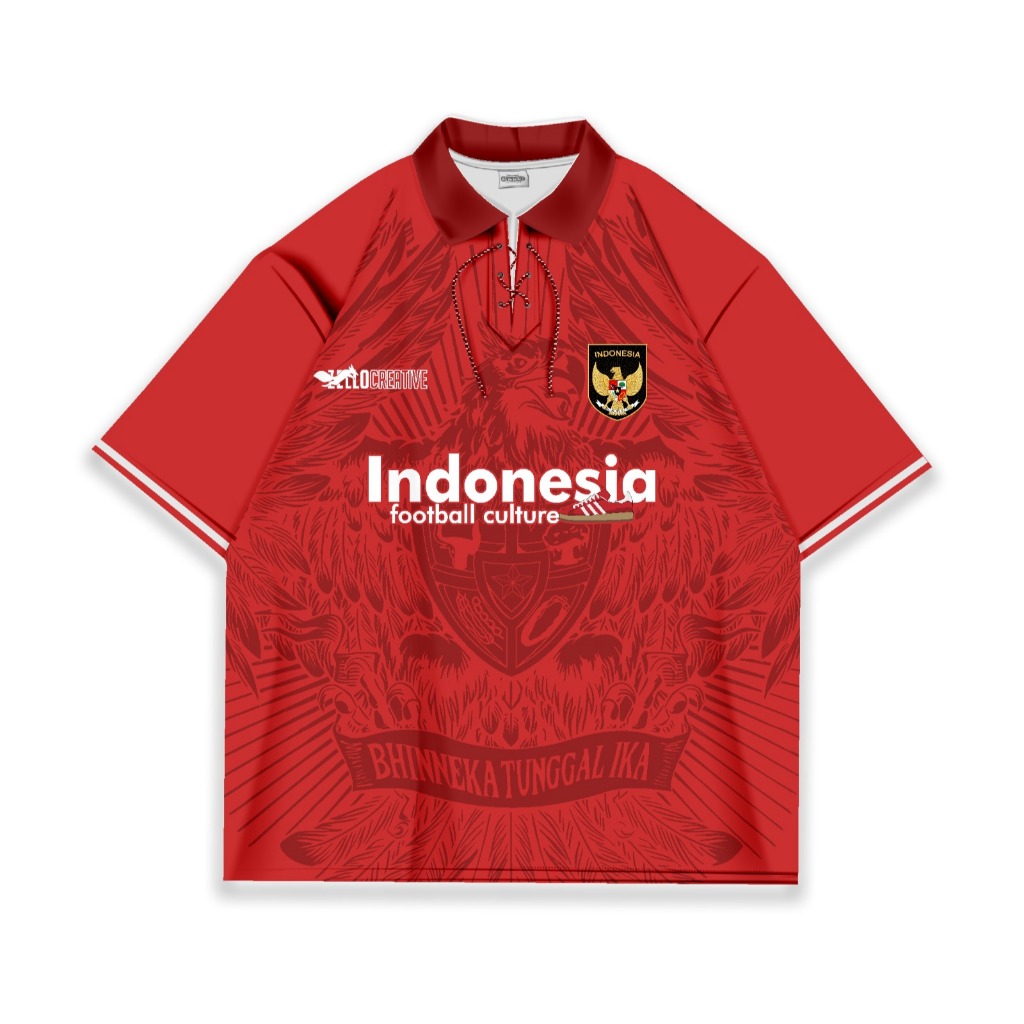 Jual JERSEY TIMNAS INDONESIA COSTUM // NO.PUNGUNG / NAMA / DESIGN FULL ...