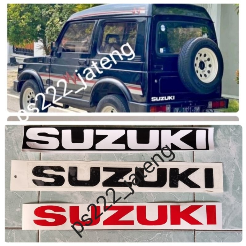 Jual Stiker sticker tulisan suzuki/stiker tulisan suzuki/stiker tulisan suzuki katana | Shopee ...