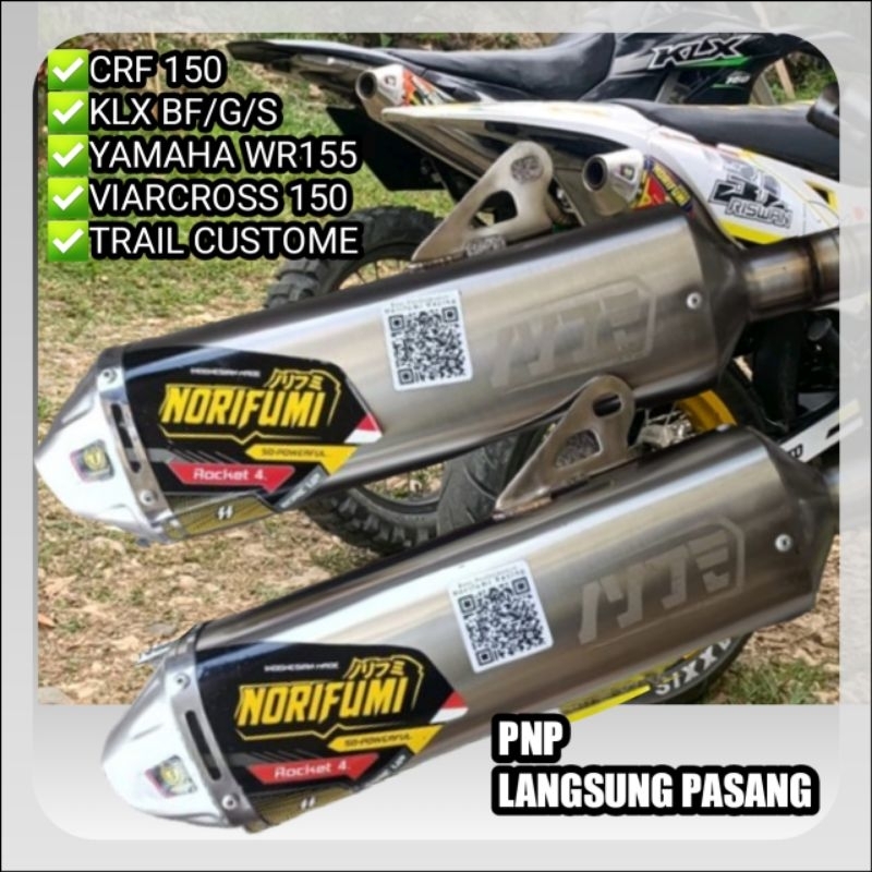 Jual KNALPOT CRF/KLX/WR155/CUSTOM TRAIL RACING PREMIUM SERIES | Shopee ...