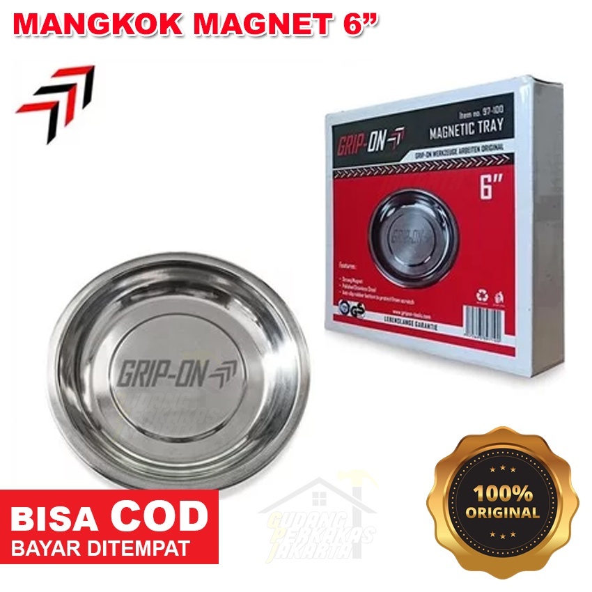 Jual GRIP-ON Mangkok Magnet 6" / Magnetic Tray 6 inchi Original ...