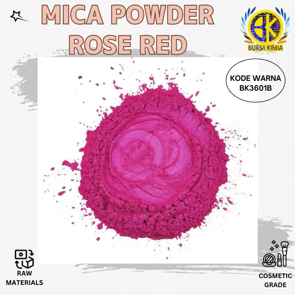 Jual Mica Powder Rose Red 1KG warna merah muda keunguan lembut | Shopee ...