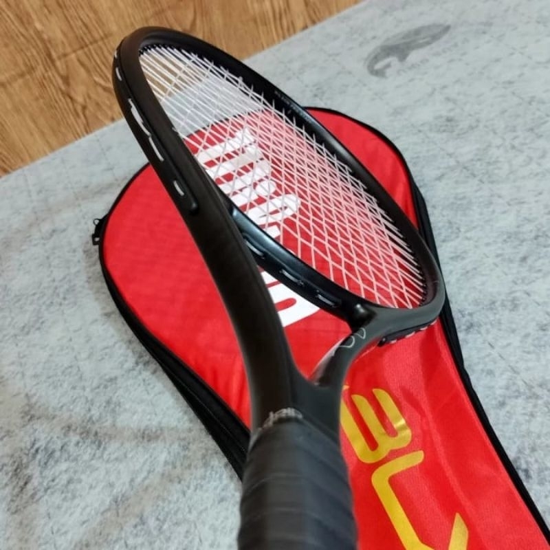 Jual Raket Tenis Buat Pemula Wilson Pro Staff Black Free Grip | Shopee ...