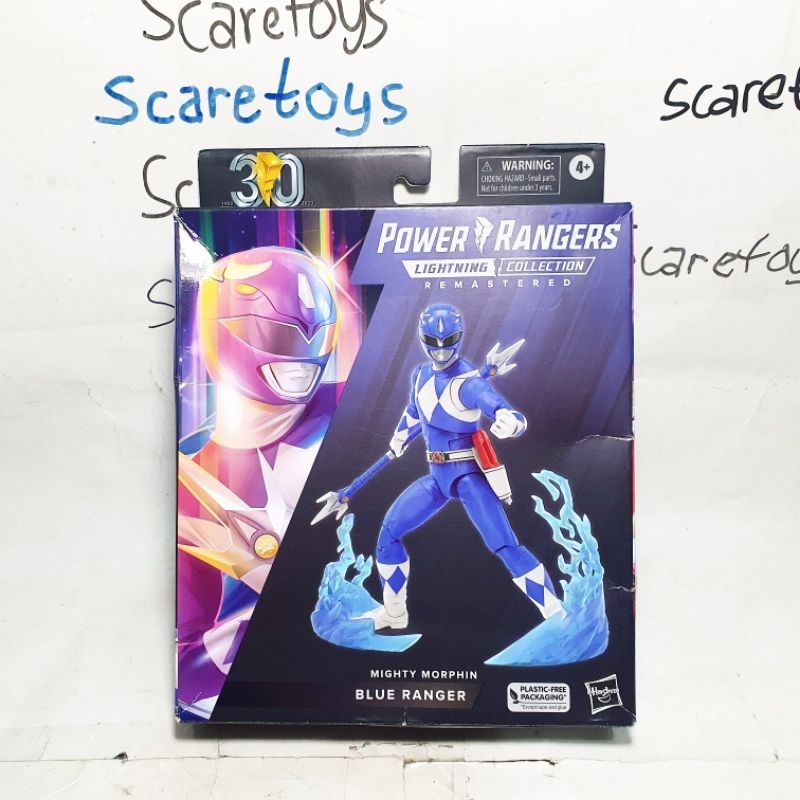 Jual Lightning Collection Power Rangers blue ranger remastered mmpr ...