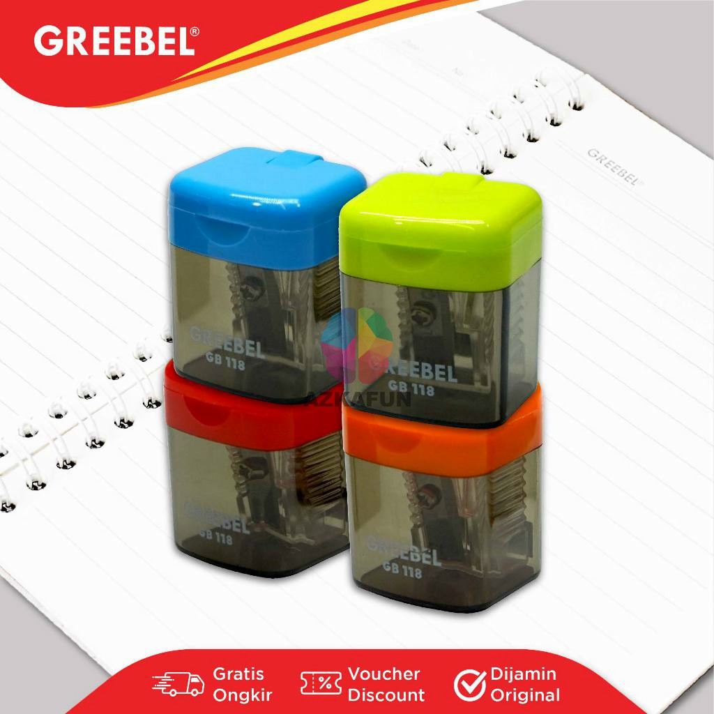 Jual Rautan pensil Greebel 118 - GREEBEL SHARPENER | Shopee Indonesia