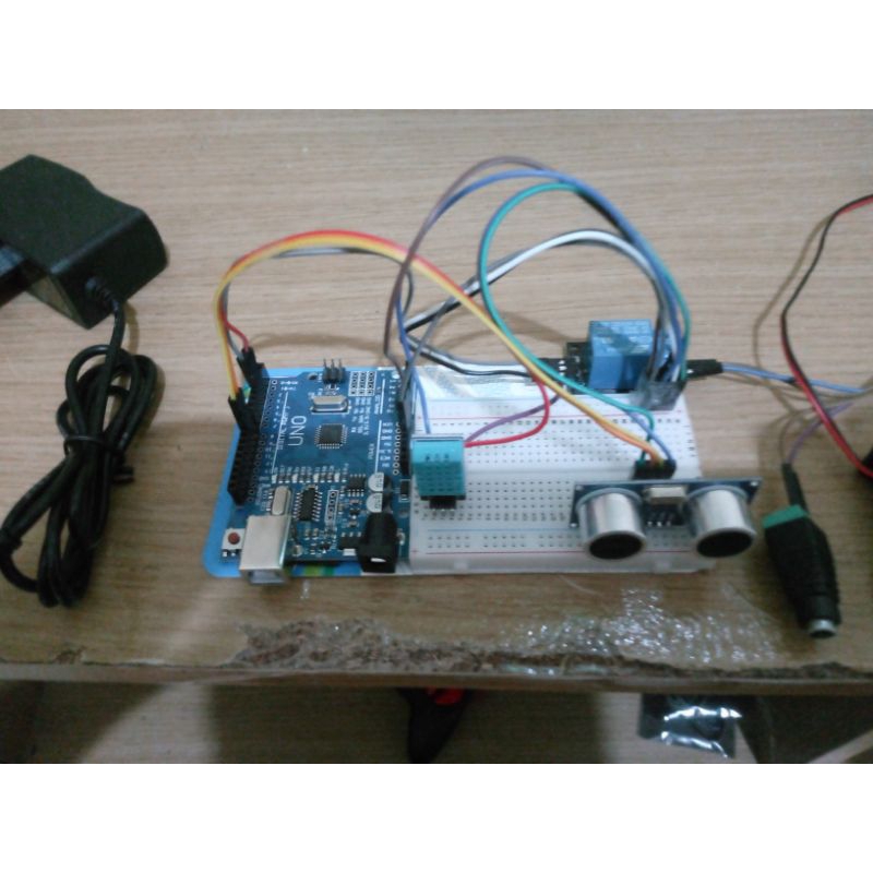 Jual sistem kipas otomatis Arduino menggunakan sensor dht 11 dan ultrasonic | Shopee Indonesia