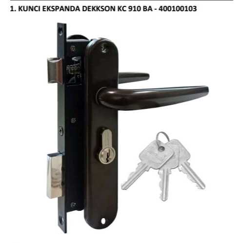 Jual Kunci Ekspanda Pintu Kawat Kasa Nyamuk KC 910 Dekkson Aluminium ...