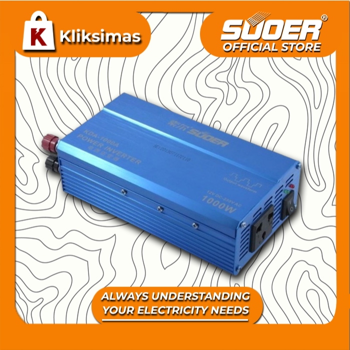 Jual SUOER INVERTER KDB 1000 WATT 12 VOLT MODIFIED SINE WAVE | Shopee Indonesia