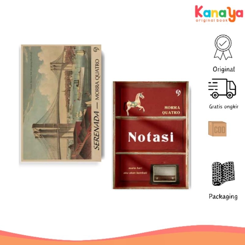 Jual Novel Serenada Notasi/Morra Quatro/Penerbit Gagasmedia [Original ...