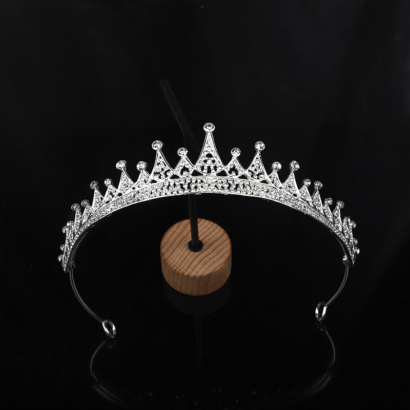 Jual Mahkota Wisuda / Akad Murah - Silver Crown Simple - Wedding Crown ...