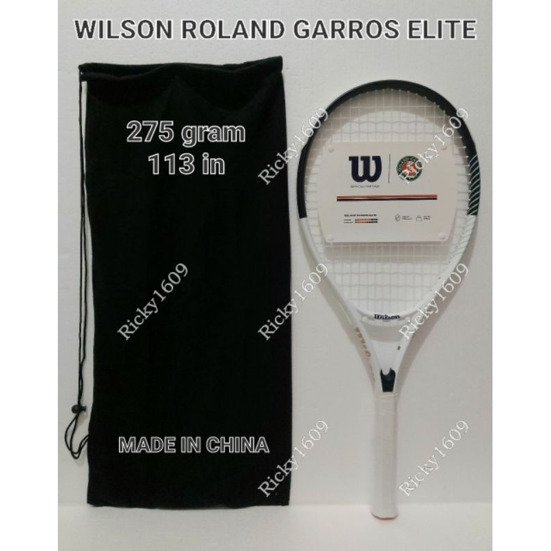 Jual RAKET TENIS WILSON RG ELITE - ROLAND GARROS ELITE - ORIGINAL ...