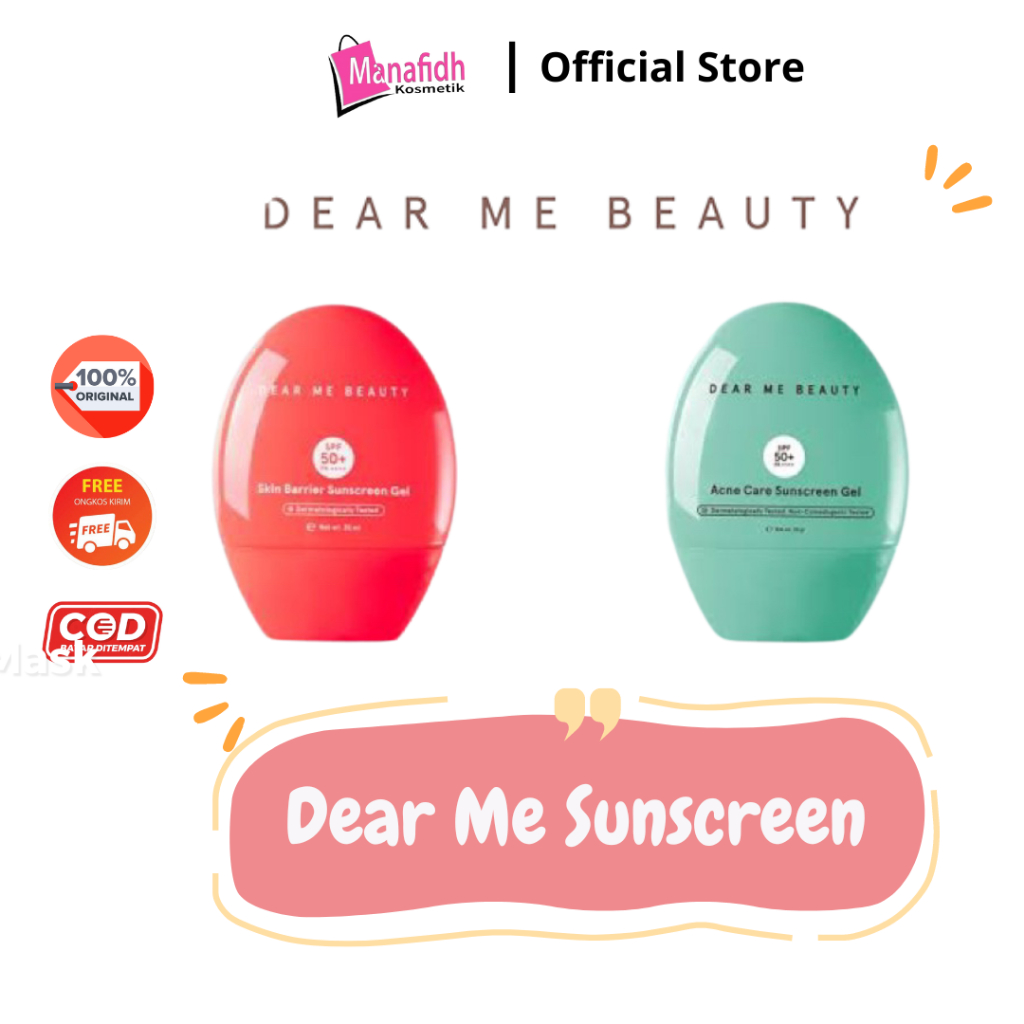 Jual Dear Me Suncreen Acne/Skin Barrier | Shopee Indonesia