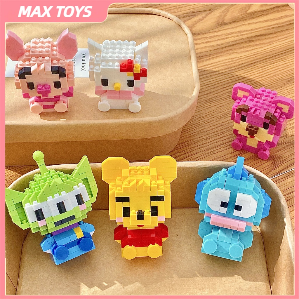 Jual MAX TOYS Bricks Mainan 3D Puzzle Edukasi Anak Mainan Mini Balok ...