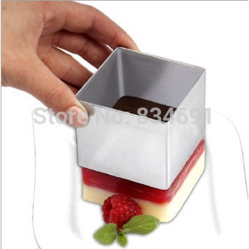 Jual Stainless Steel Square Mold Cake Mold Food Ring Mold Cetakan ...