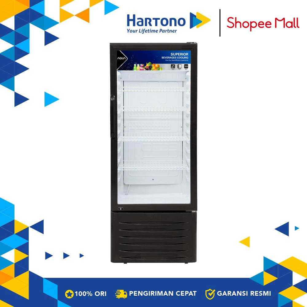 Jual AQUA Showcase Cold Chain AQB-181GO | Shopee Indonesia