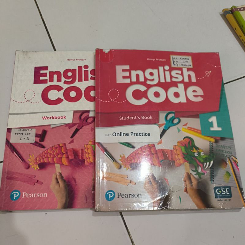 Jual buku English code workbook dan studentbook grade 1 bekas | Shopee ...