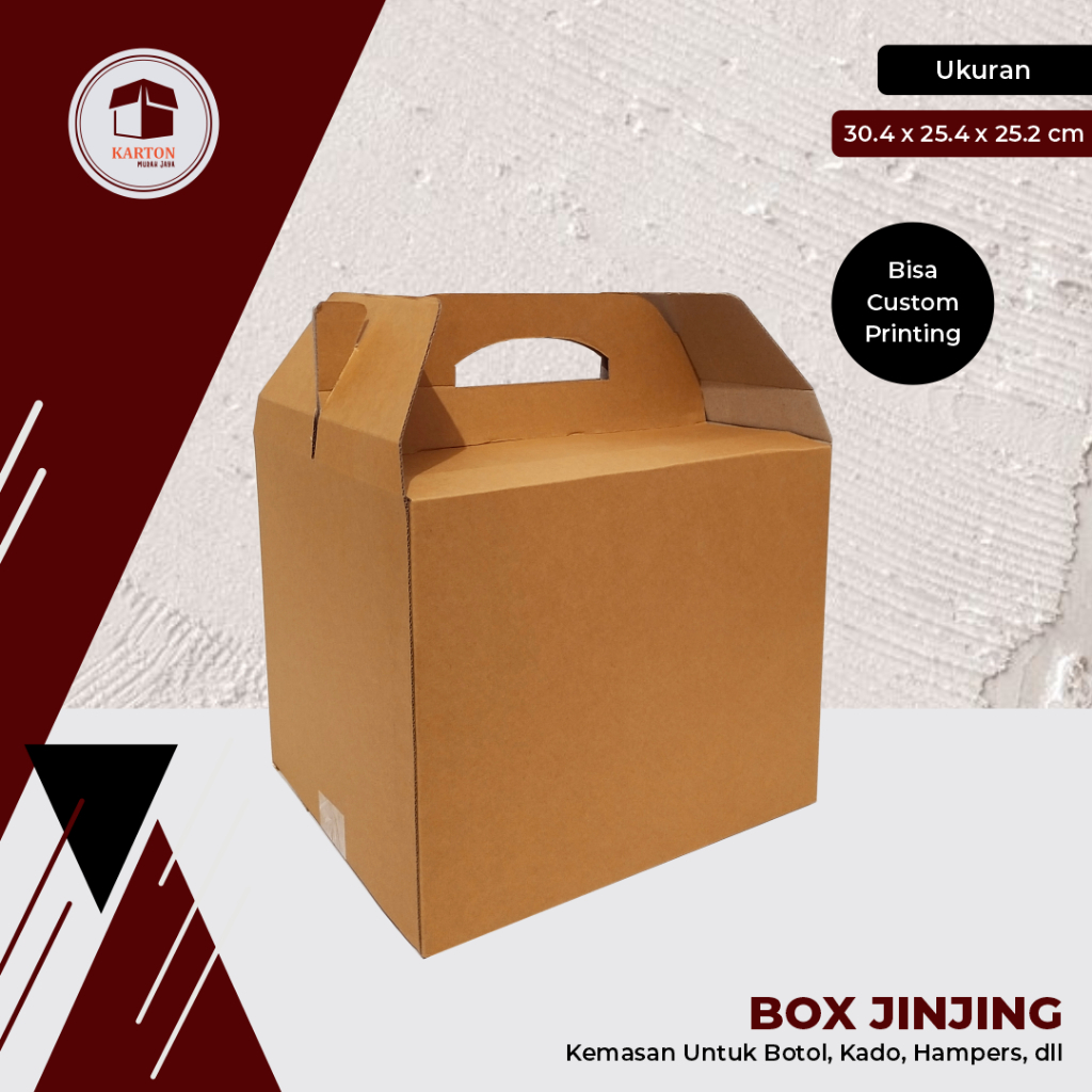 Jual BOX JINJING UK. 30 x 25 x 24 cm (Box Buah) -Hampers Lebaran/Kuker ...