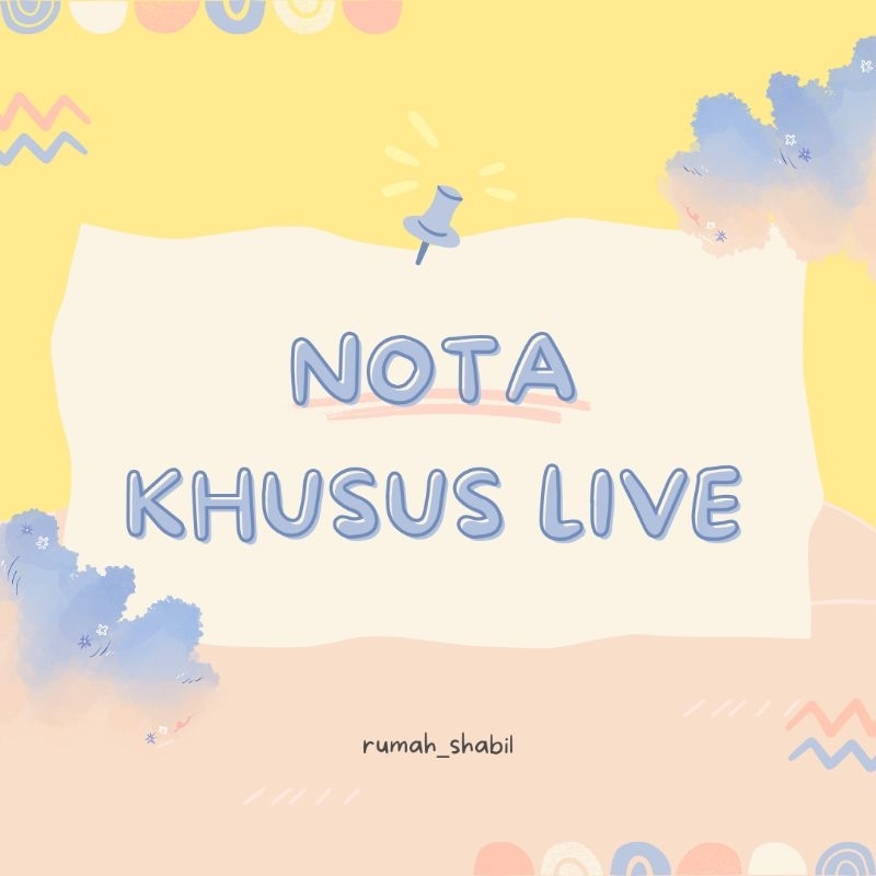 Jual NOTA LIVE + ADMIN (10 RB - 50 RB) | Shopee Indonesia