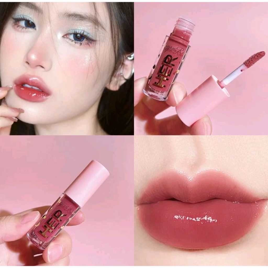 Jual [COD] DRAGONRANEE Her Lip Gloss Water Glass Korean Waterproof Lip ...