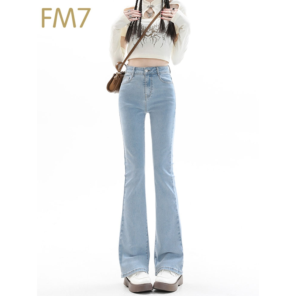 Jual FM7 L63 Street Style Jeans | High Waist Cutbray Wanita | Korean ...