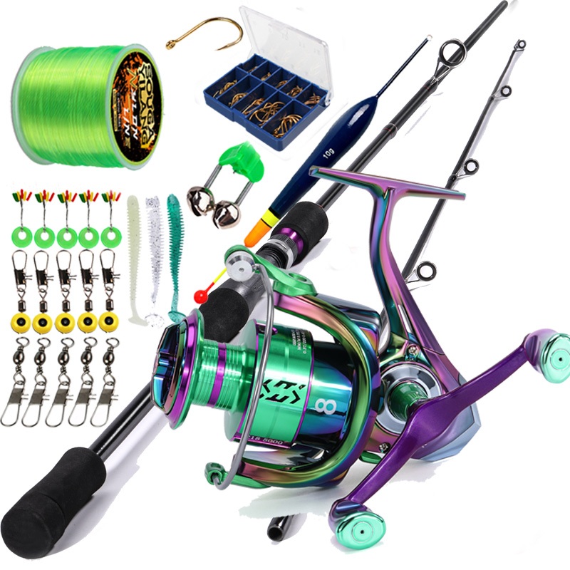 Jual Set Pancing 1.8m/2.1m Joran Pancing 1000-4000 Reel Pancing 150M ...
