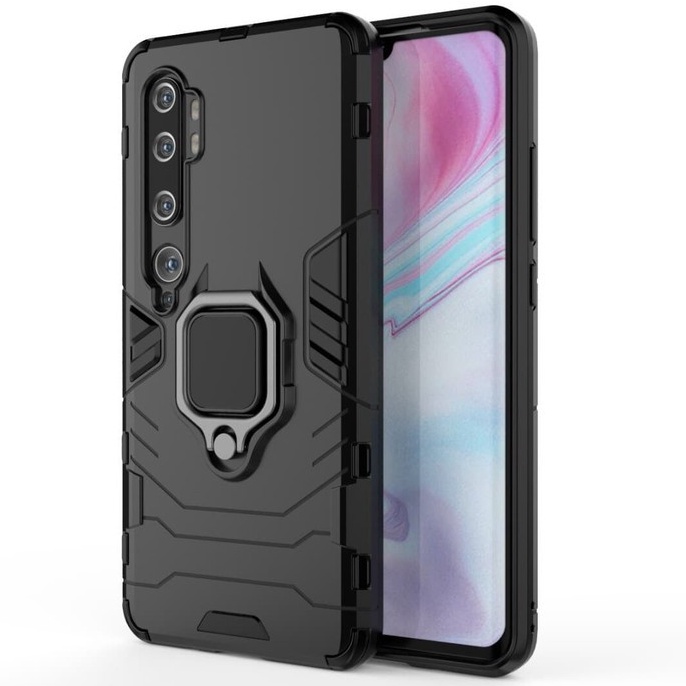 Jual Xiaomi Mi Note 1 Pro cc9 Pro Black Panther Stand Ring Armor Case ...