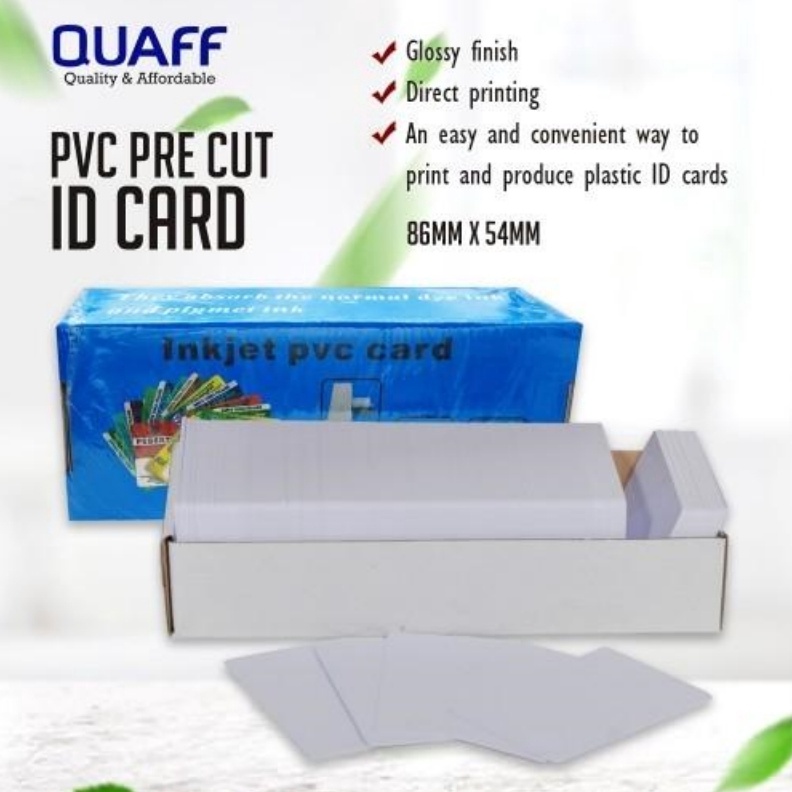 Jual KODE C53G Kartu printable inkjet Id card PVC ID CARD bisa inkjet ...