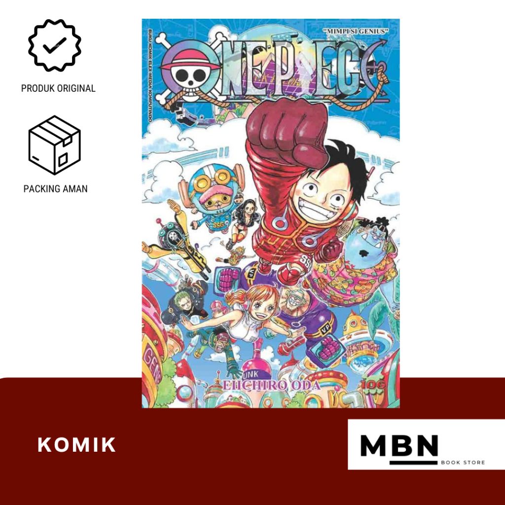 Jual Komik One piece Vol 106 (Bonus Poster) | Shopee Indonesia