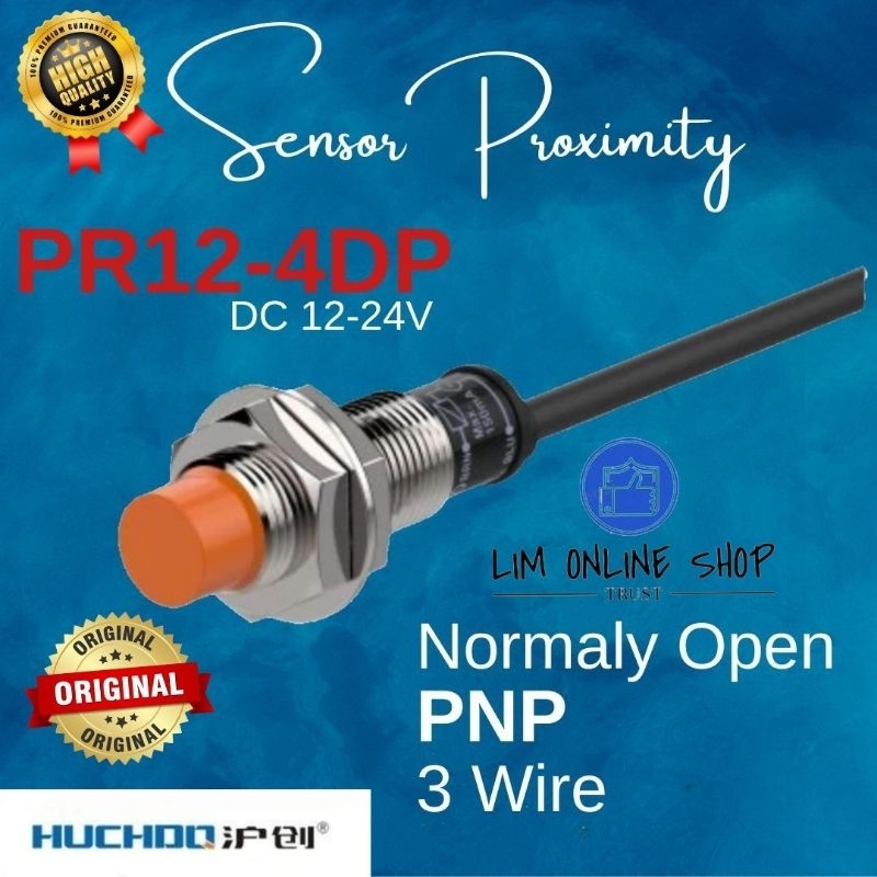 Jual SENSOR PROXIMITY PR12-4DP INDUCTIVE PNP NO DC 12-24V DIAMETER 12MM | Shopee Indonesia