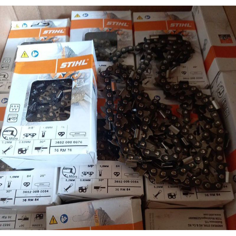 Jual Rantai STIHL Chainsaw/Senso Bar 22 Inch 38T (Belah & Potong) | Shopee Indonesia