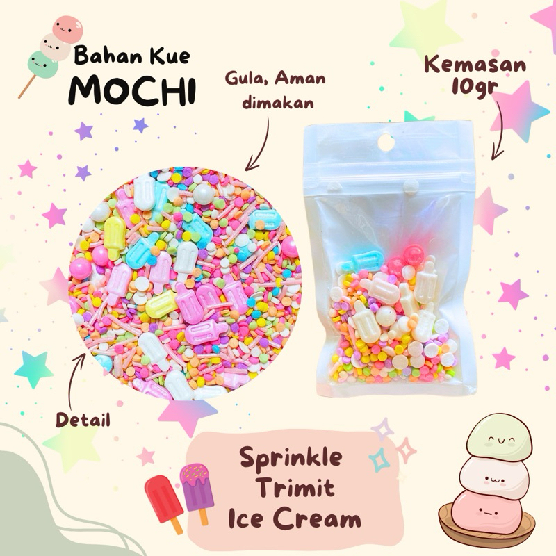 Jual Sprinkle Trimit 10gr / Spikel Sugar Sprinkle Viral 10gr / Sprinkle ...