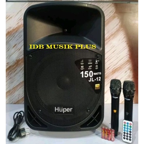 Jual Speaker Portable 12" Huper JL12 JL 12 Original | Shopee Indonesia