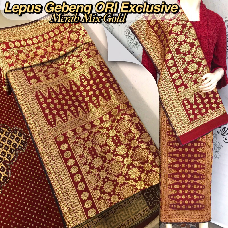Jual Songket Lepus Gebeng ORI Exclusive-Asli Tenun Tangan Palembang(Ilham Songket) | Shopee ...