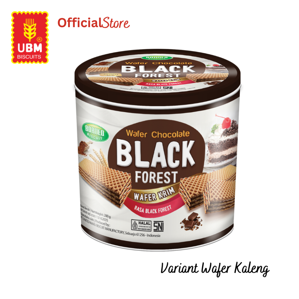 Jual UBM Biscuit Wafer Blackforest 280gr | Shopee Indonesia