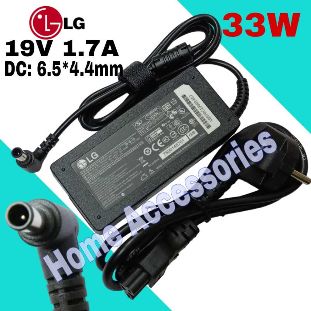 Jual Adaptor Charger TV TELEVISI LCD/LED Monitor LG 19V 1.7A 33W ...