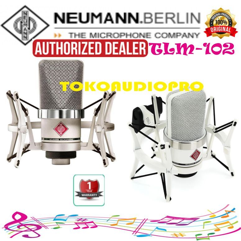 Jual Neumann TLM102 Studio Set Large-diaphragm Condenser Microphone TLM-102 Limited Edition ...