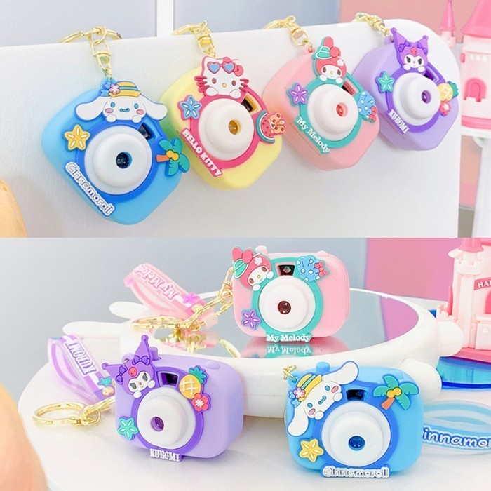 Jual 2 IN 1 SANRIO KEYCHAIN PROJECTOR CAMERA (Gantungan Kunci Kuromi ...