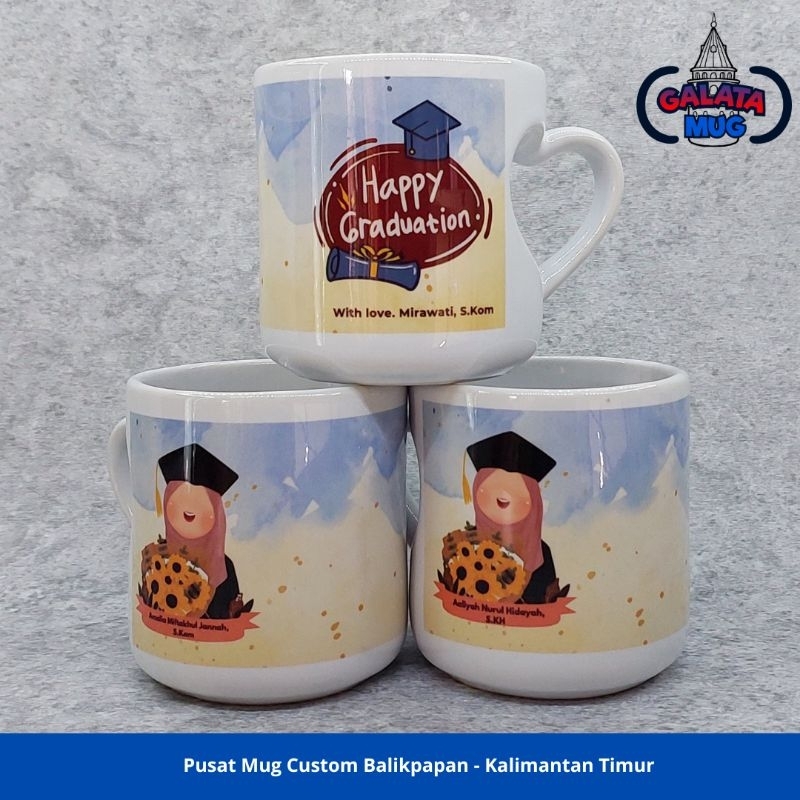 Jual Mug Wisuda,graduation,Perpisahan Custom(free design&box)Kilat ...