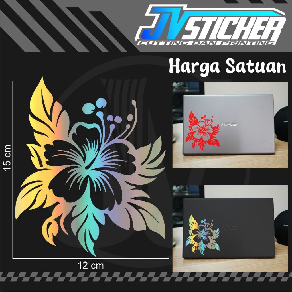Jual STIKER BUNGA FLOWER CUTTING STICKER MOTOR MURAH DECALS STRIPING ...