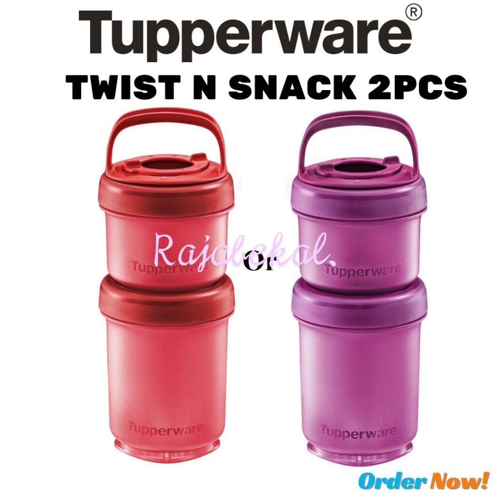Jual PROMO Tupperware Twist N Snack (2pcs) | Shopee Indonesia