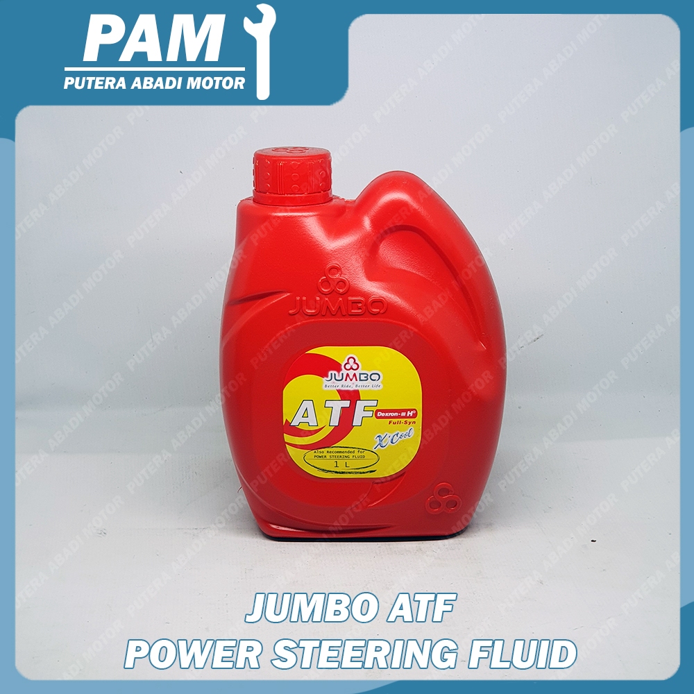 Jual Oli Jumbo ATF 1 Liter Dexron III H Power Steering Fluid | Oli ...