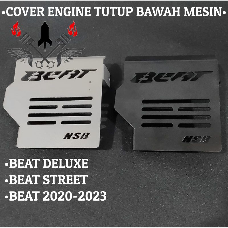 Jual Cover engine pelindung bawah mesin beat deluxe beat street beat ...