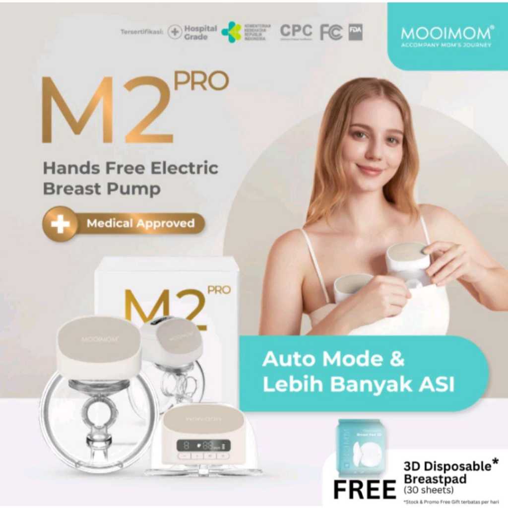 Jual Jual Mooimom M2 Pro Handsfree Breastpump New Unit Garansi Resmi | Shopee Indonesia
