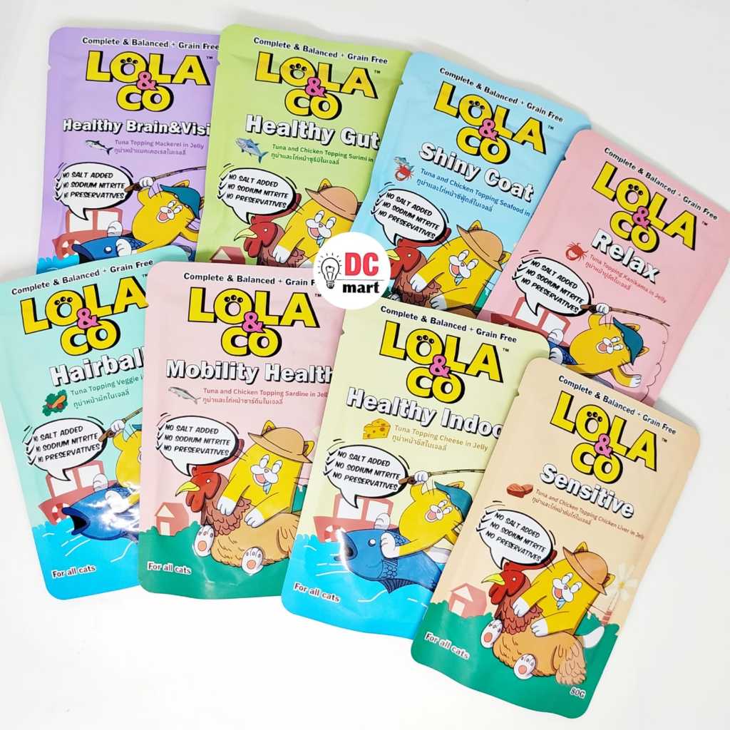 Jual LOLA & CO Wet Cat Food 80 Gr / Makanan Hewan Kucing Basah Pouch ...