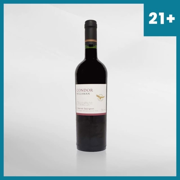 Jual Red Wine Millaman Condor Cabernet Sauvignon 750 ml (Original ...