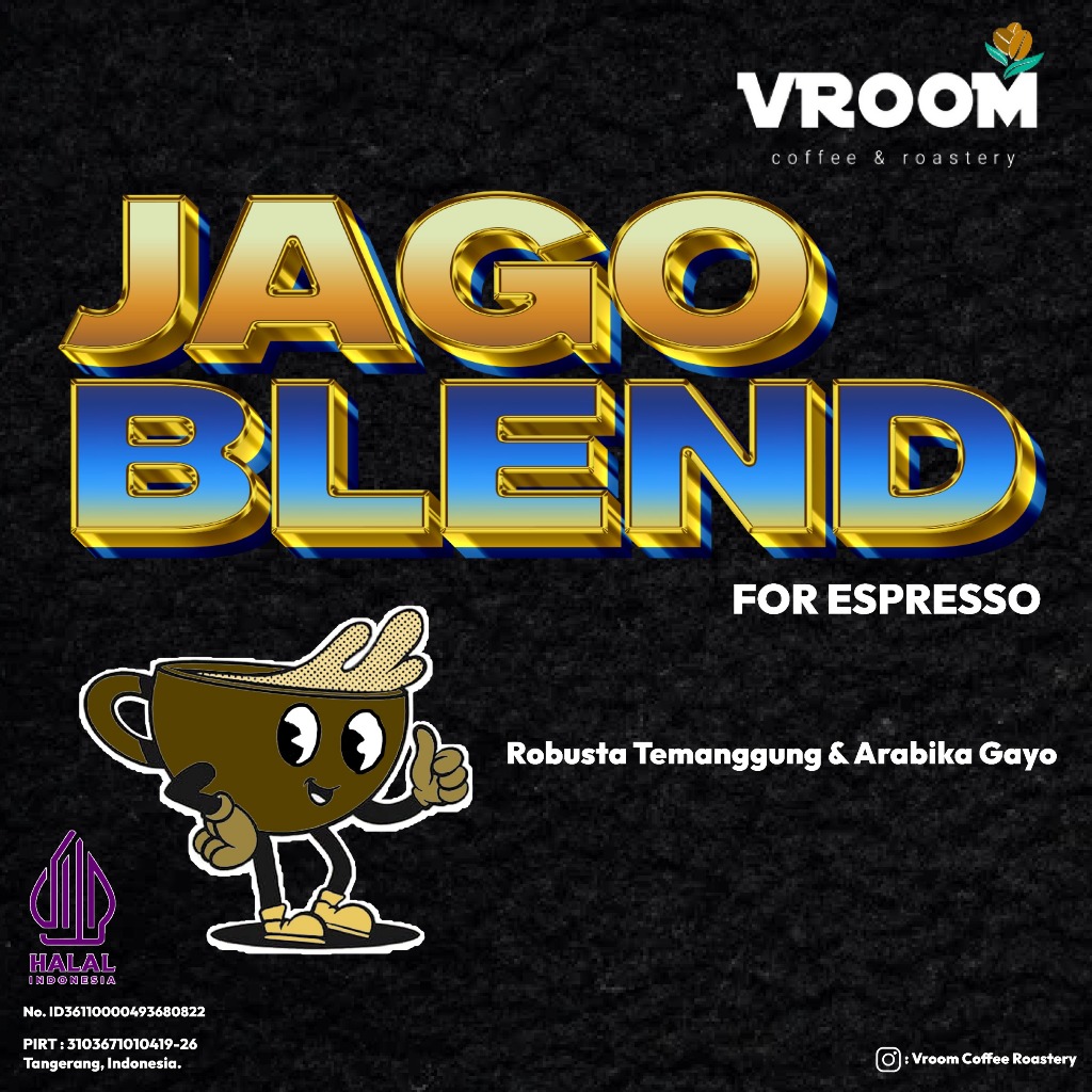 Jual Coffee Moka Jago H Blend Espresso 50:50A Roasted Bean Biji Kopi ...