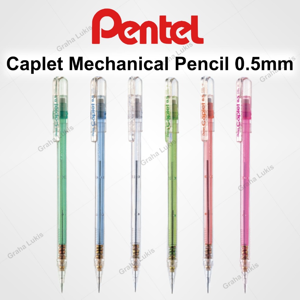 Jual PENTEL Caplet Mechanical Pencil / Pensil Mekanik 0.5mm | Shopee ...