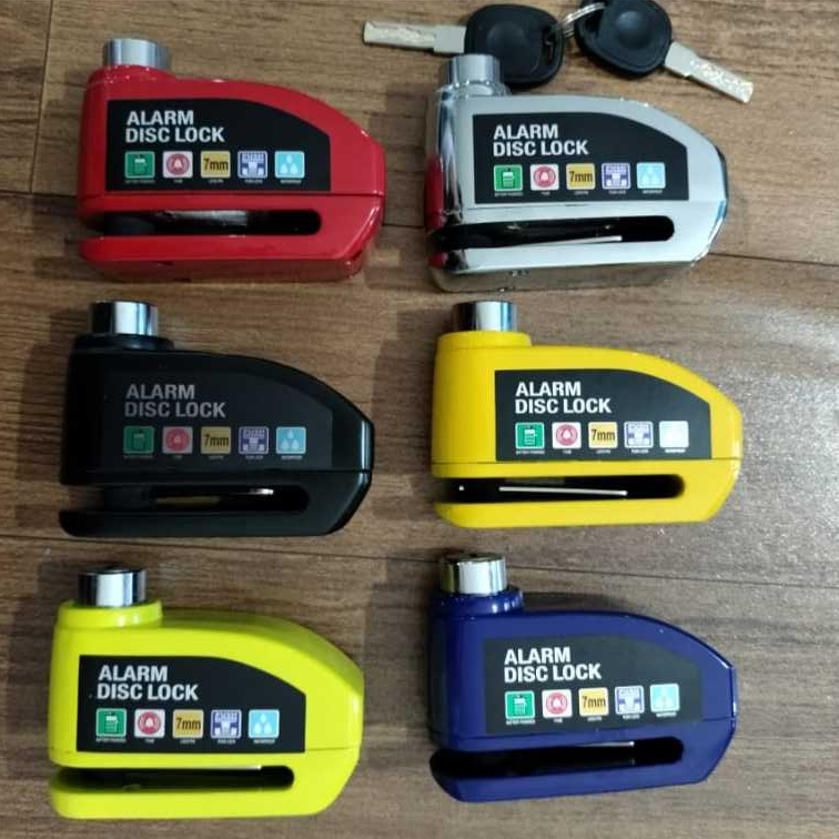 Jual LAGI VIRAL !!! Kunci Gembok Cakram Sepeda Motor Alarm Besi ...