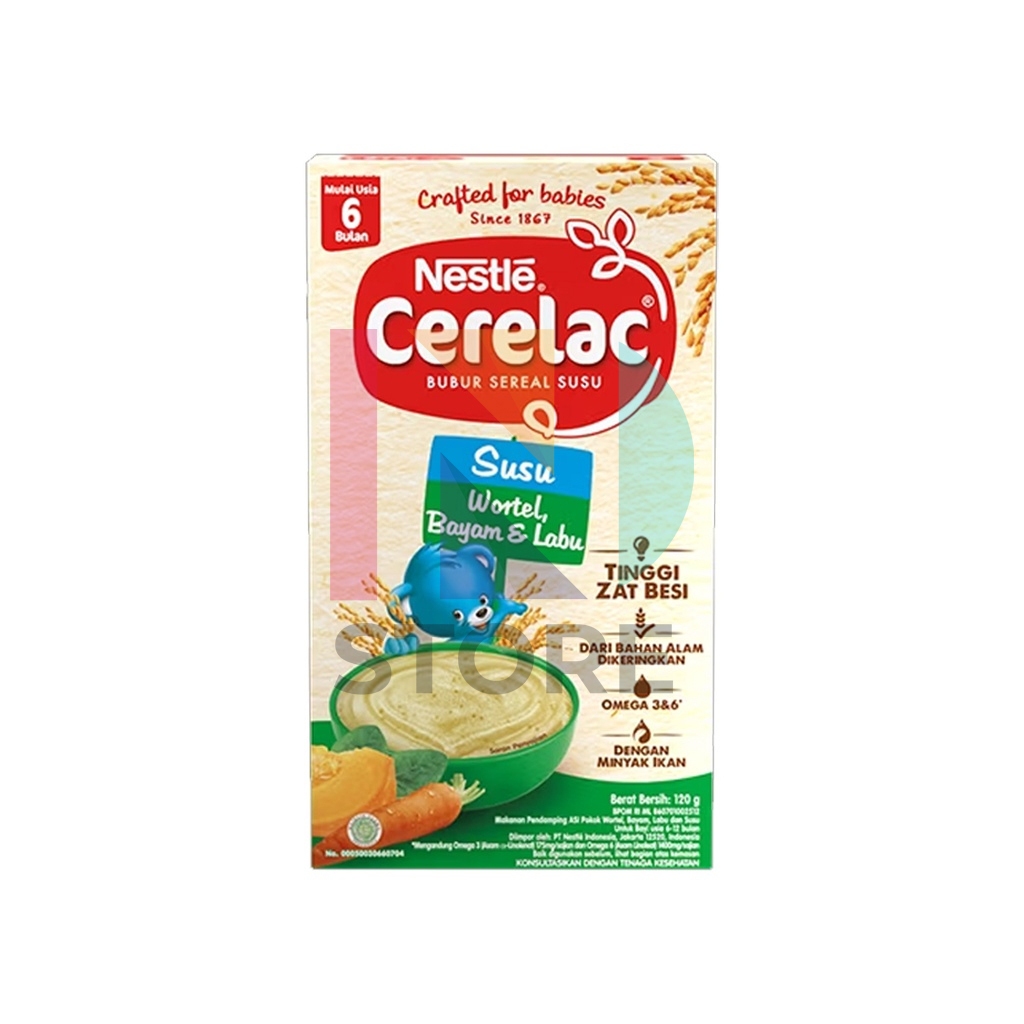 Jual Nestle Cerelac Bubur Sereal 120 g | Shopee Indonesia