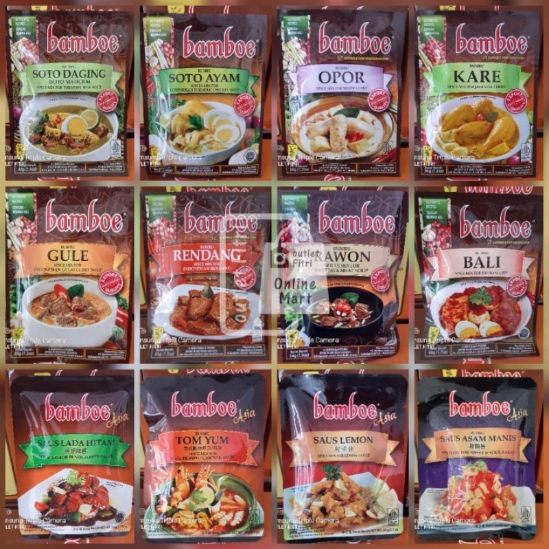 Jual BAMBOE Bumbu Instant All Varian - Bumbu Bamboe | Shopee Indonesia