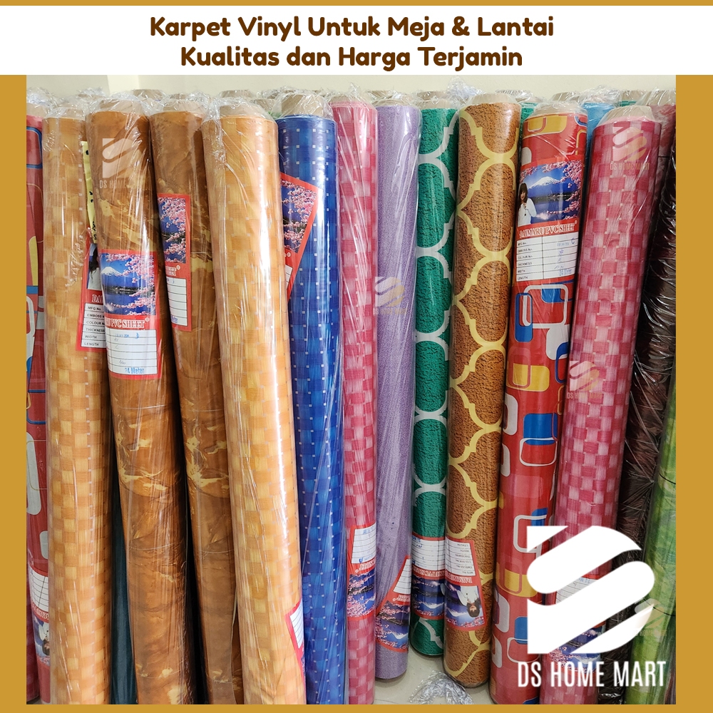 Jual 1 ROLL 24 METER Karpet Lantai Tikar Plastik Vinyl dengan Lebar 1 ...